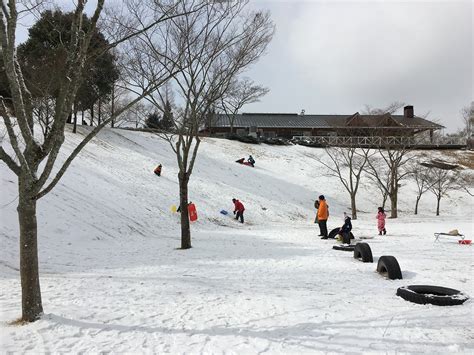 広島市森林公園公式blog ソリ遊び 広島市森林公園