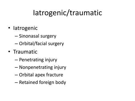 Orbital Apex Syndrome Ppt Free Download