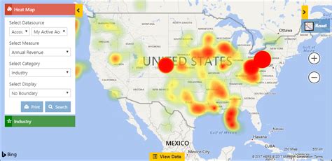 Heat Map Know Your Business Geographically On A Map Within Dynamics 365
