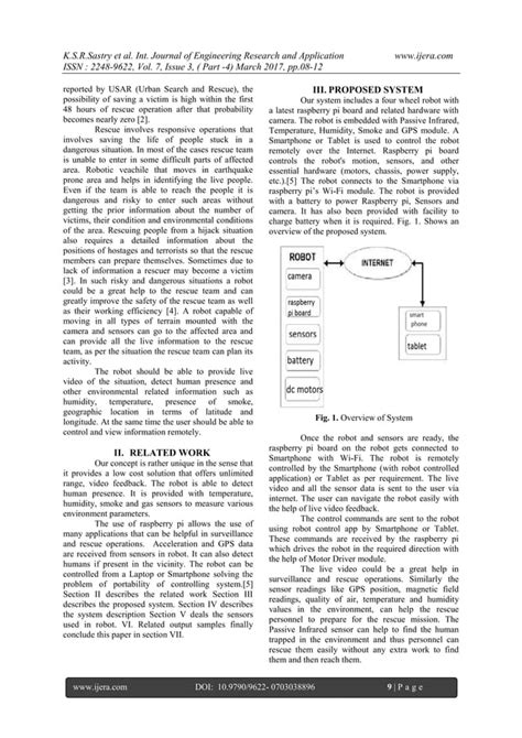 Multi Purpose Robot Using Raspberry Pi And Controlled By Smartphone Pdf