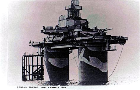 Hm Fort Roughs Was One Of Several Harwich Dovercourt