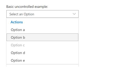 ComboBox Active Option Does Not Have A Boarder Like Dropdown Which Makes It Difficult To See