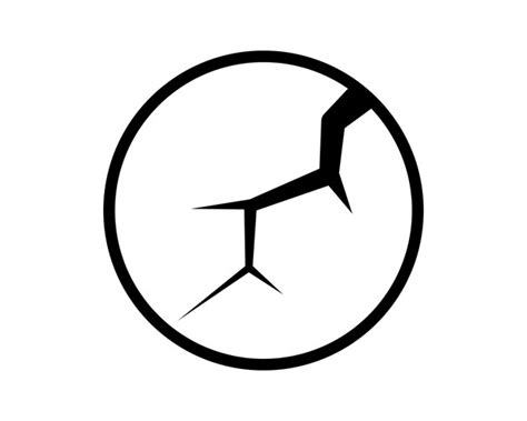 Premium Vector Scratched Surface Icon Scratch Resistant Sign Broken Screen Symbol