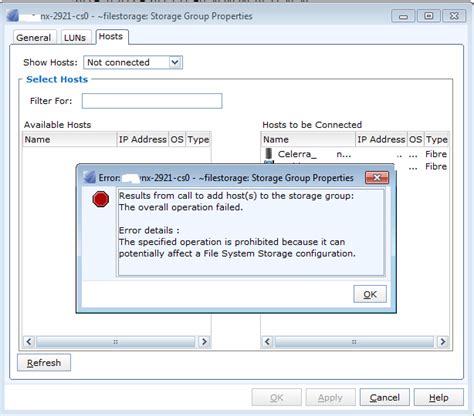‎cant Add Host To Filestorage Group Dell Technologies