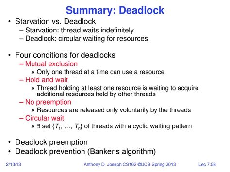 Cs162 Operating Systems And Systems Programming Lecture 7 Semaphores Conditional Variables