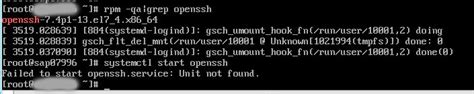Ssh Cannot Start Sshd Service Failed To Start Rvice Unit Not Found Server Fault