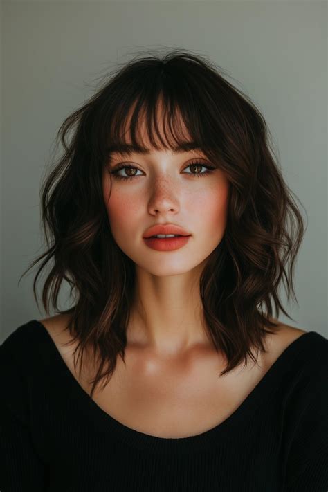 40 Sexy Curtain Bangs Medium Hair Ideas That Are Totally On Trend Courtneys World