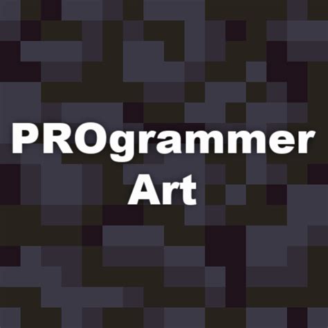 Programmer Art Minecraft Resource Packs Curseforge