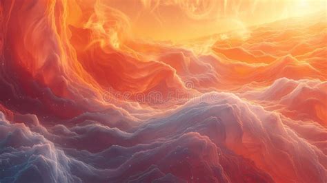 An Abstract Depiction Of Overlapping Dimensions With Each Layer