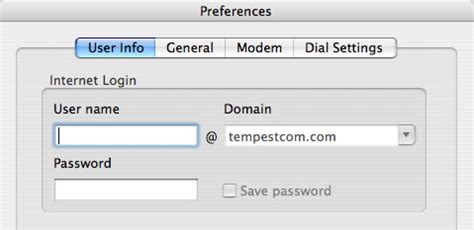 Mac OSX Dial Up Instructions Tempest Telecommunications Support