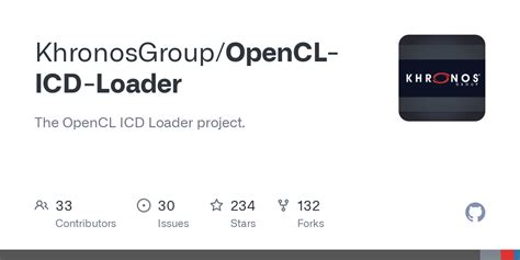 Opencl Icd Loader At Main · Khronosgroupopencl Icd Loader · Github