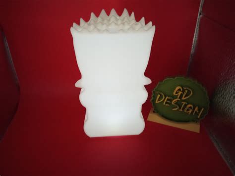 Stl File Bart Simpson Gummi Gummy Bear Light 🐻 ・3d Printer Design To Download・cults