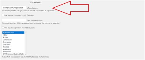 How To Exclude Pages Forms Or Fields From Anti Spam Checking