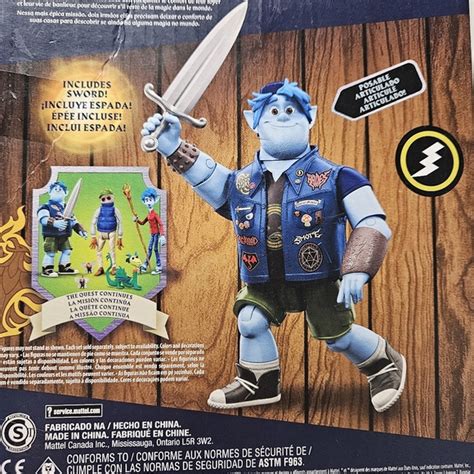 Disney Toys Disney Pixar Action Figure Onward Barley Lightfoot