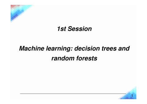 Pdf Machine Learning Decision Trees And Random Forests Jo£o Aires De Dokumentips