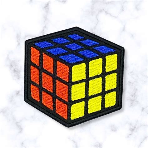 Iron On Rubiks Cube Patch Puzzle Game Patch Speed Cuber Patch Y2k Esthetic Patch Etsy In