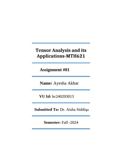 Tensor Analysis And Its Applications Pdf Mathematical Analysis Mathematical Physics