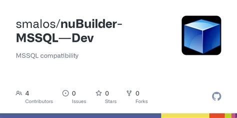 github smalos nubuilder mssql dev mssql compatibility
