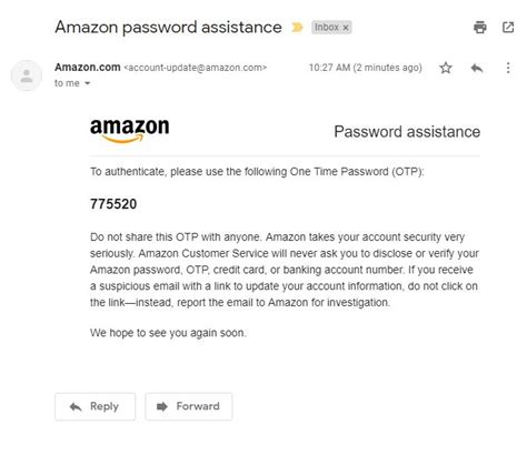Amazon One Time Password Not Working Hui Dortch