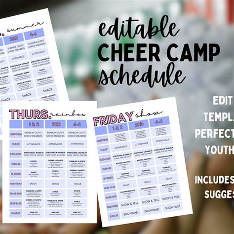 Cheer Camp Etsy