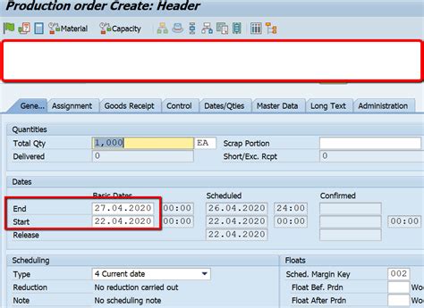 Scheduling Of Dates In Planned And Production Orde Sap Community