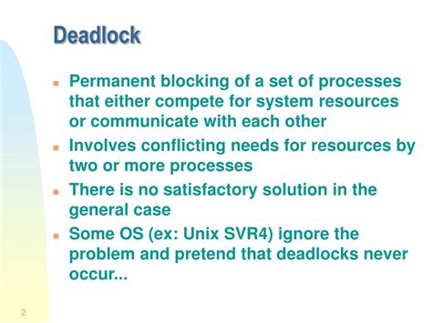 Ppt Concurrency Deadlock And Starvation Powerpoint Presentation Free Download Id631130