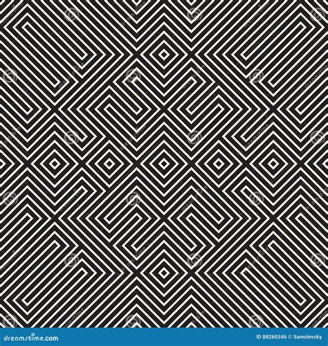 Geometric Ethnic Background With Symmetric Lines Lattice Vector