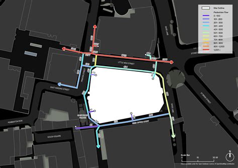 gis pedestrian movement — gis consultancy for the built environment