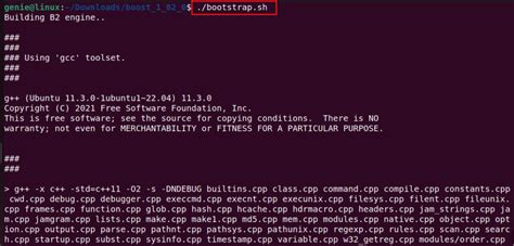 how to install boost on ubuntu 22 04 linux genie