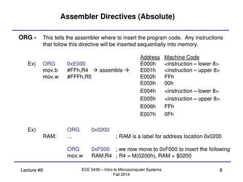 Ece 3430 Intro To Microcomputer Systems Ppt Download