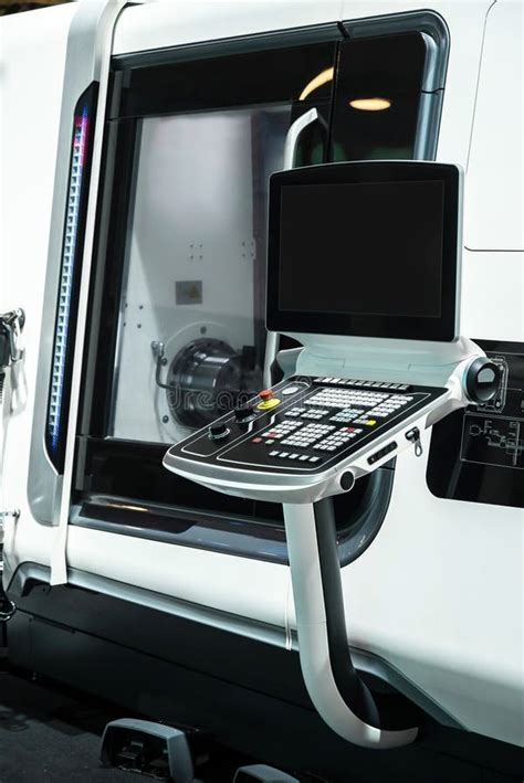 Turning Cnc Machine Stock Image Image Of Industry Industrial 81518995