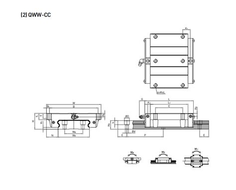 HIWIN QWW35CC Linear Guide Precise Linear Guide Bearing Linear Guide Rail Linear Slide Rail