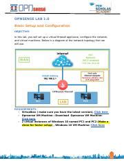 Opnsense Lab 1 0 Basic Setup And Configuration Vbox V1 1 Docx OPNSENSE LAB 1 0 Basic Setup