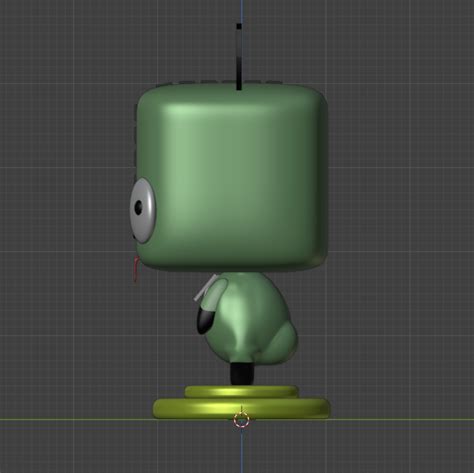 Stl File Figure Gir Invader Zim 👾・3d Printer Design To Download・cults