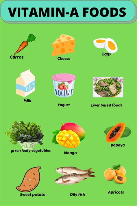 Vitamin A Rich Foods Vitamin A Foods Vitamin Rich Foods Healthy
