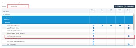 how to use bulk timetable exclusions bromcom documentation centre