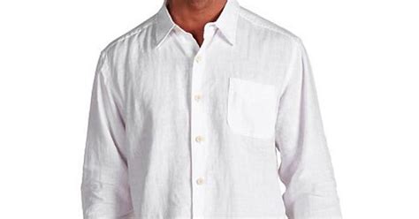 Tommy Bahama Beachy Breezer L S Shirt White Imgur