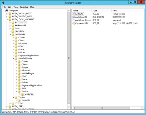 configure the yubihsm 2 software on windows — yubihsm 2 user guide