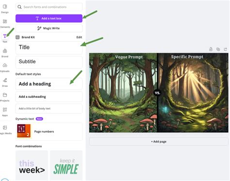 AI Art Add And Edit Text With Canva Step By Step Guide