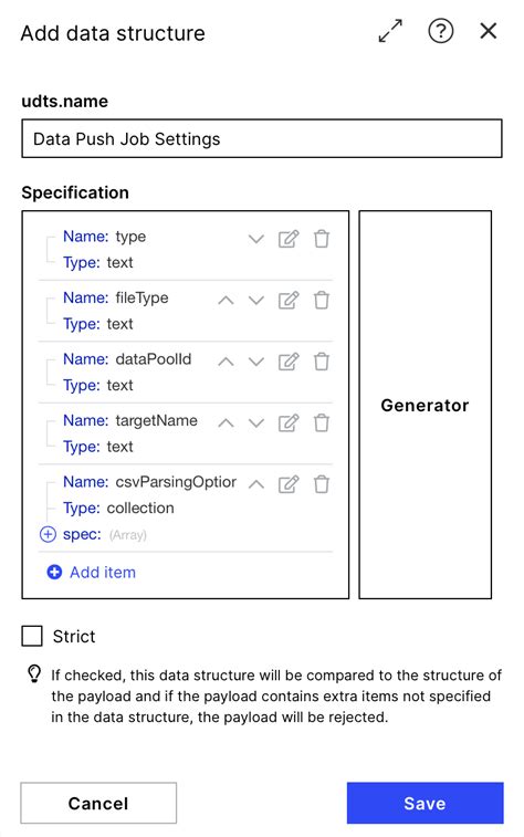Push Csv To Data Integration
