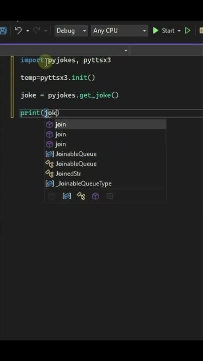How To Create An Ai Jokes Using Python Python Artificialintelligence