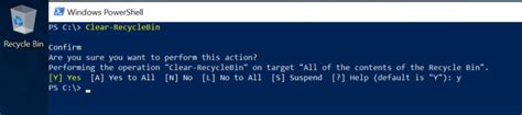Powershell Empty Recycle Bin Shellgeek