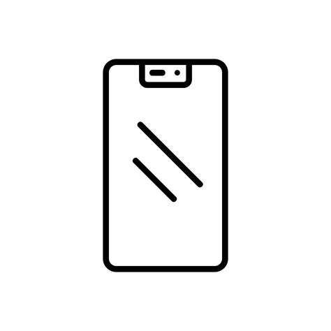 Phone Icon Vector Outline Illustration 9928520 Vector Art At Vecteezy