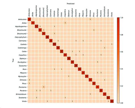 Confusion Matrix For The Top 1 Predictions Of The Five Fold