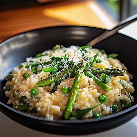 Spring Pea And Asparagus Risotto Recipe
