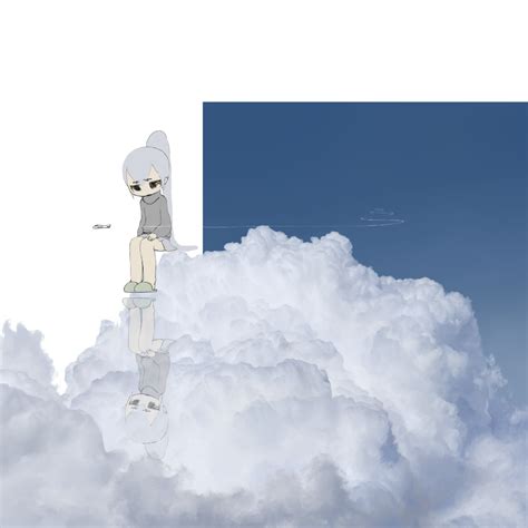 Safebooru 1girl 49 Male Aircraft Airplane Black Eyes Blue Sky Border