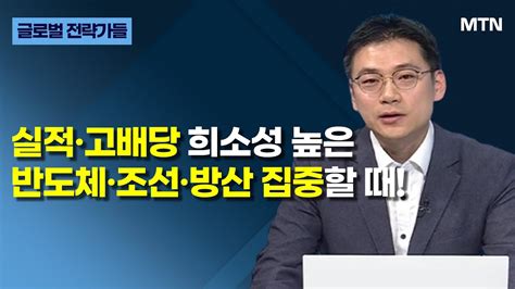 글로벌 전략가들 실적·고배당 희소성 높은 반도체·조선·방산 집중할 때 머니투데이방송 증시 증권 Youtube