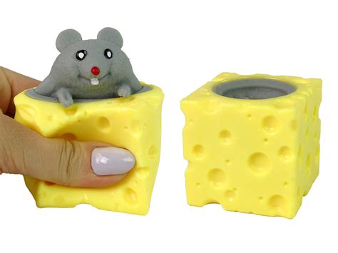 Squishy Cheese Mouse Squishy Sensory Mouse Pop It Other