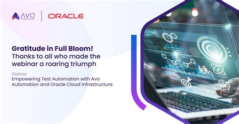 Avo Automation On Linkedin Avoautomation Oraclecloudinfrastructure Oci Testautomation