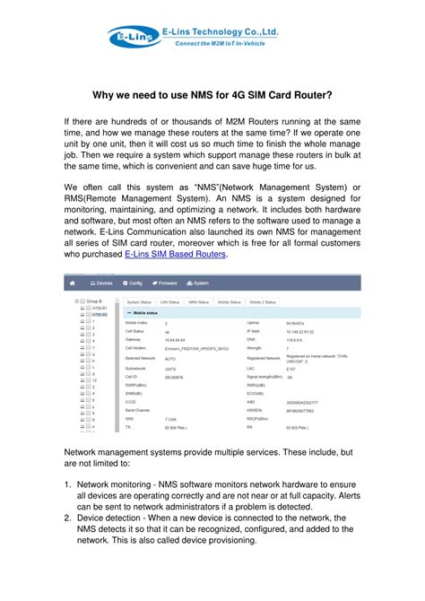 Ppt Why We Need To Use Nms For 4g Sim Card Router Powerpoint